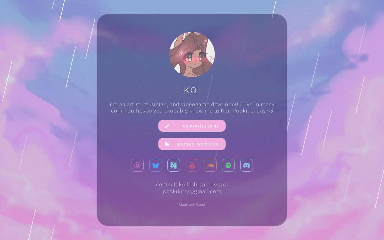 Koi's Website